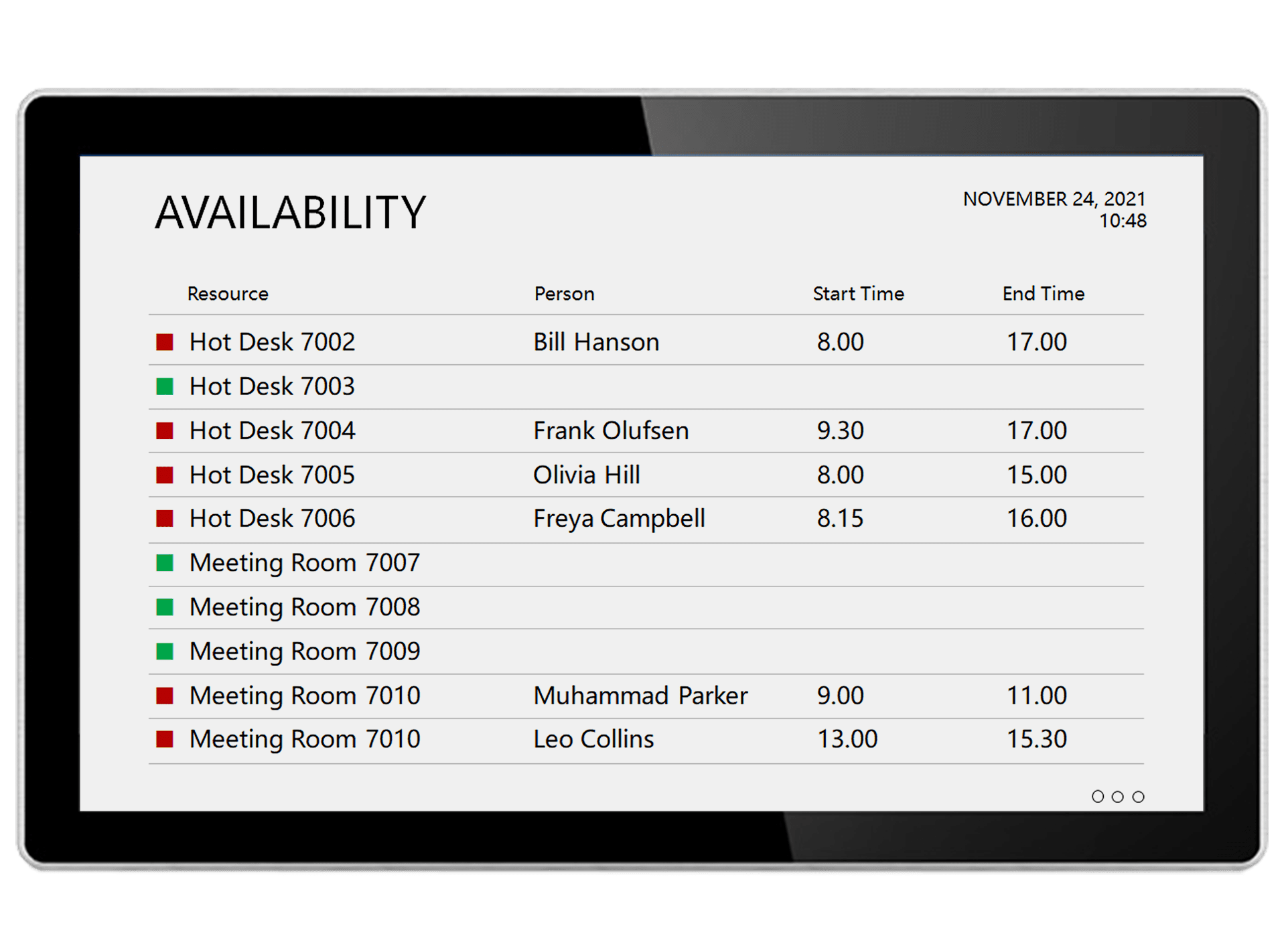 Meeting and conference room digital signage solutions | Add-on