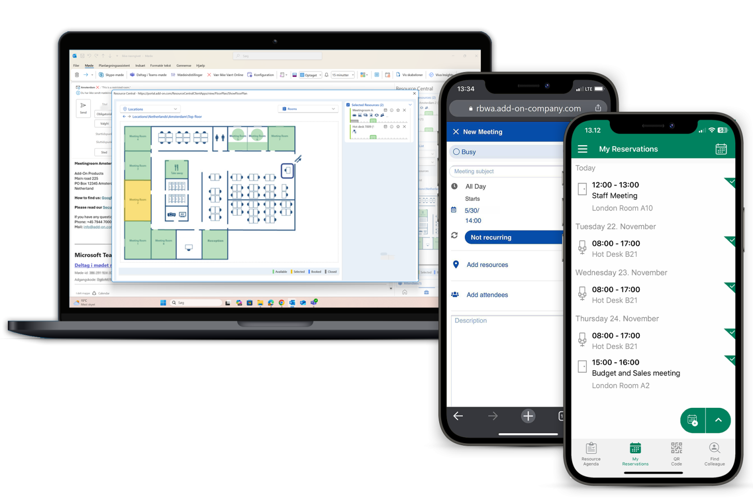 Desk Management Solutions for Workplaces | Outlook, M365